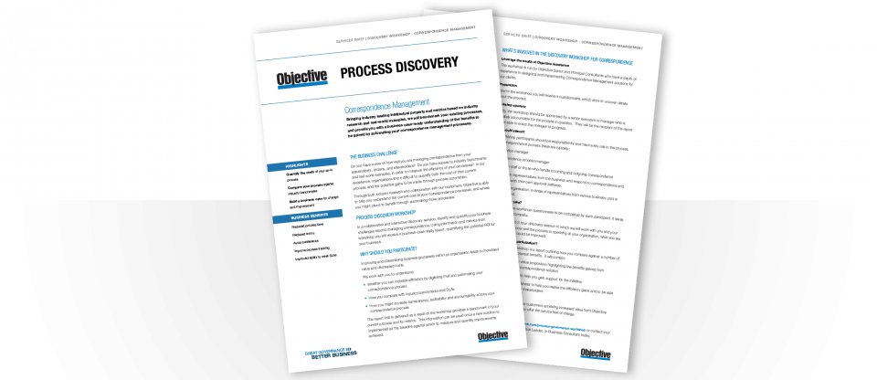Services Brief - Discovery Workshop - Correspondence Management ...