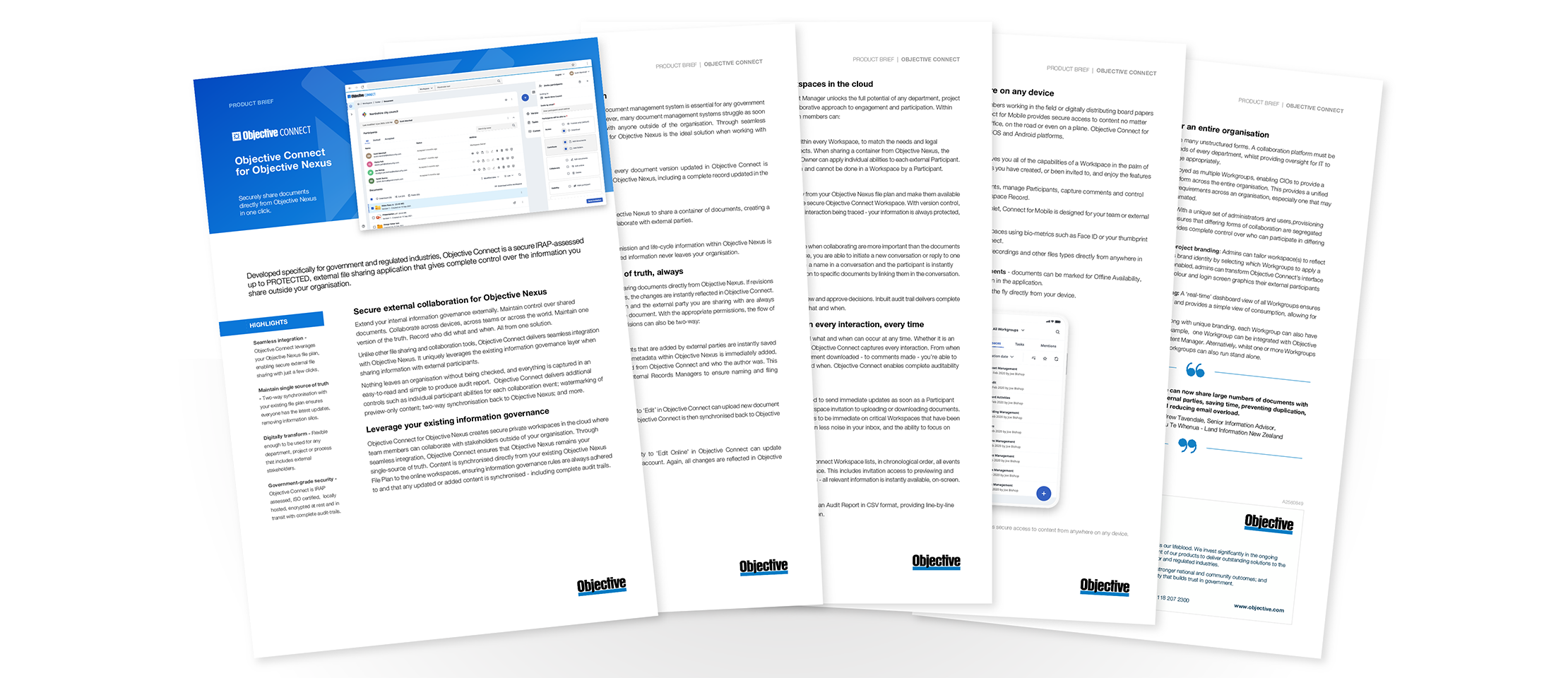 Product Brief Objective Connect For Objective Nexus Objective Corporation