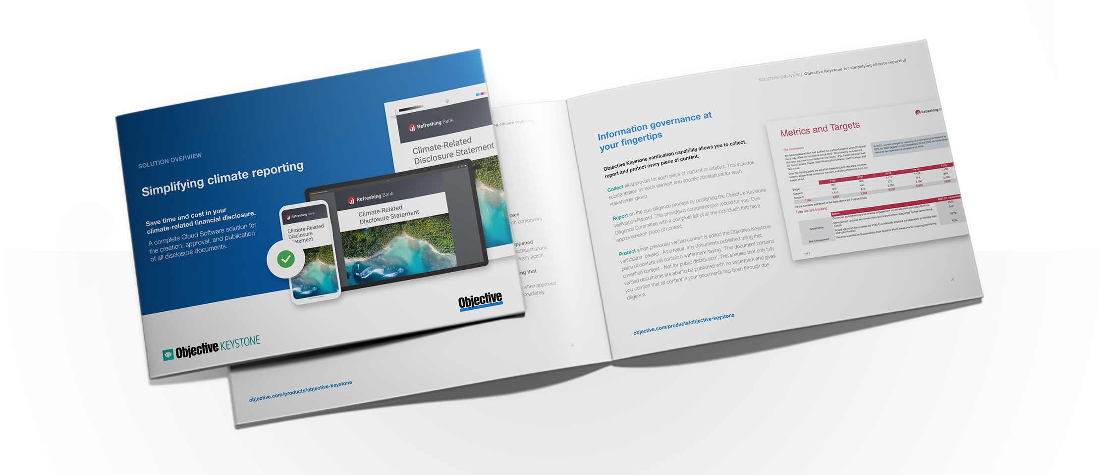 Solution Overview | Simplifying ESG & Climate-Related Disclosure | Objective Corporation