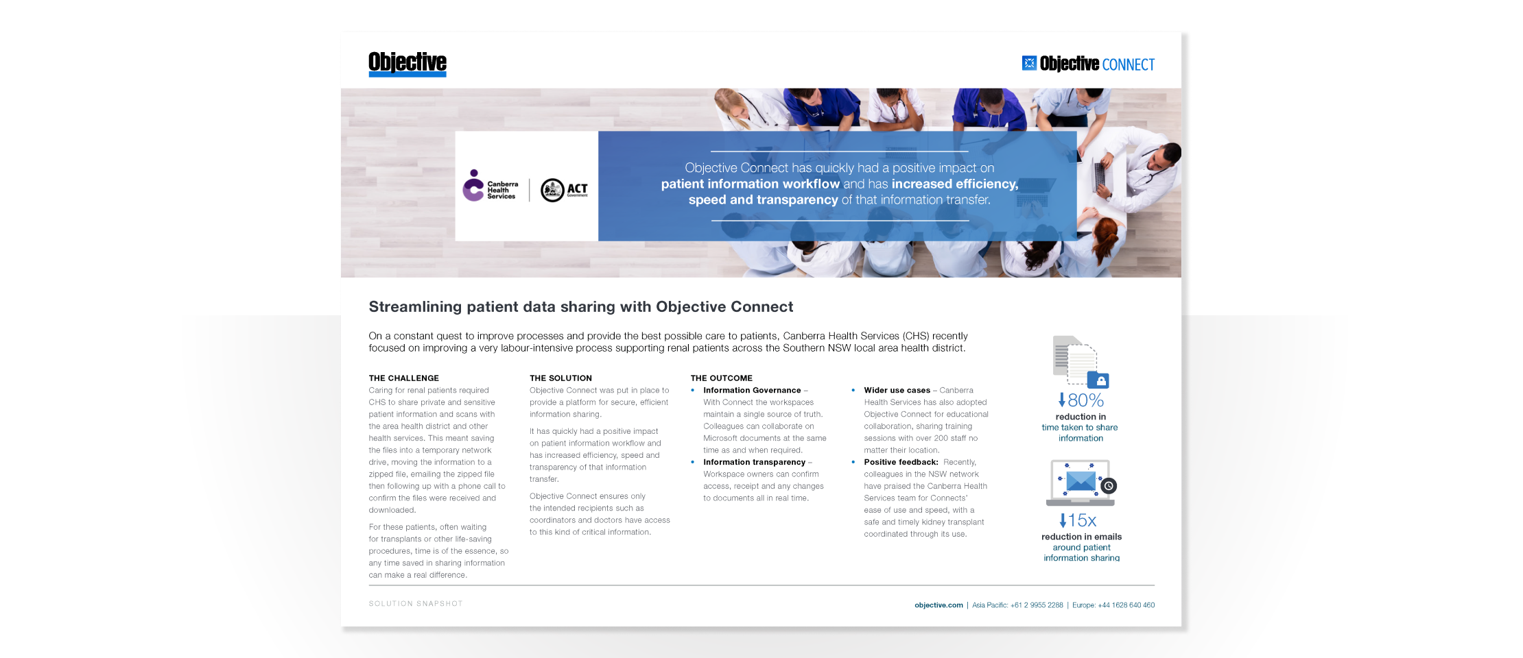 Solution Snapshot | Streamlining patient data sharing with Objective ...