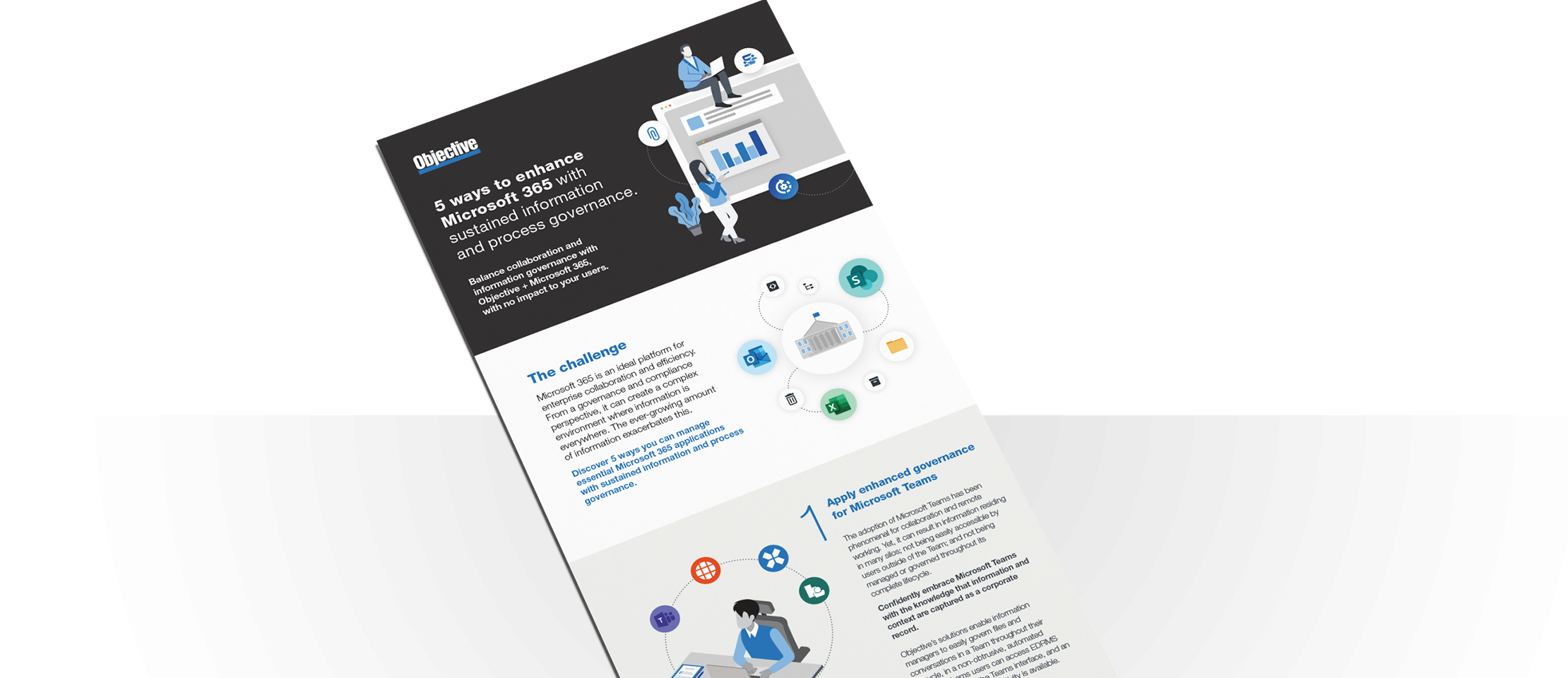 Objective Infographic | 5 ways to enhance Microsoft 365 with sustained ...