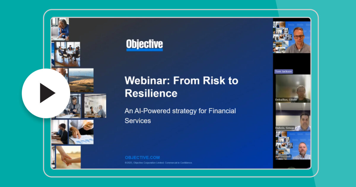 AI Strategy for Financial Disclosure - Objective Keystone Webinar ...