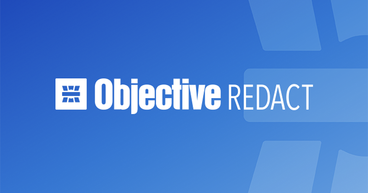 Objective Redact | Objective Corporation