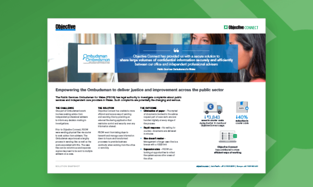 Solution Snapshots | Objective Corporation